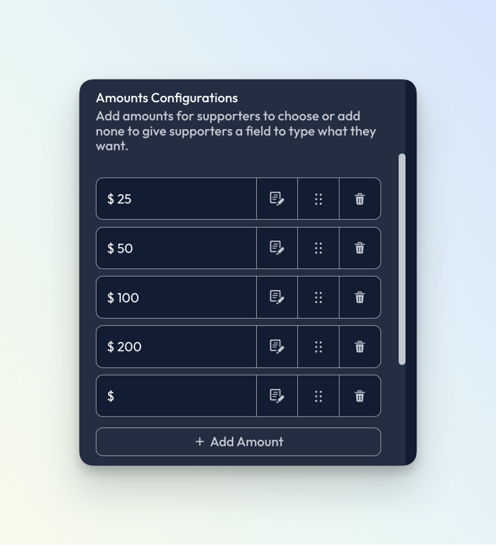 Donation Page Builder